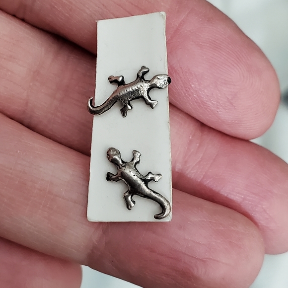 None | Jewelry | Sterling Silver Lizard Stud Earrings | Poshmark